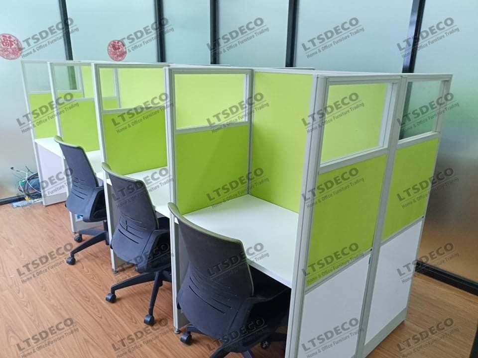 Neon color Office work Partition || Office Partition || Office ...
