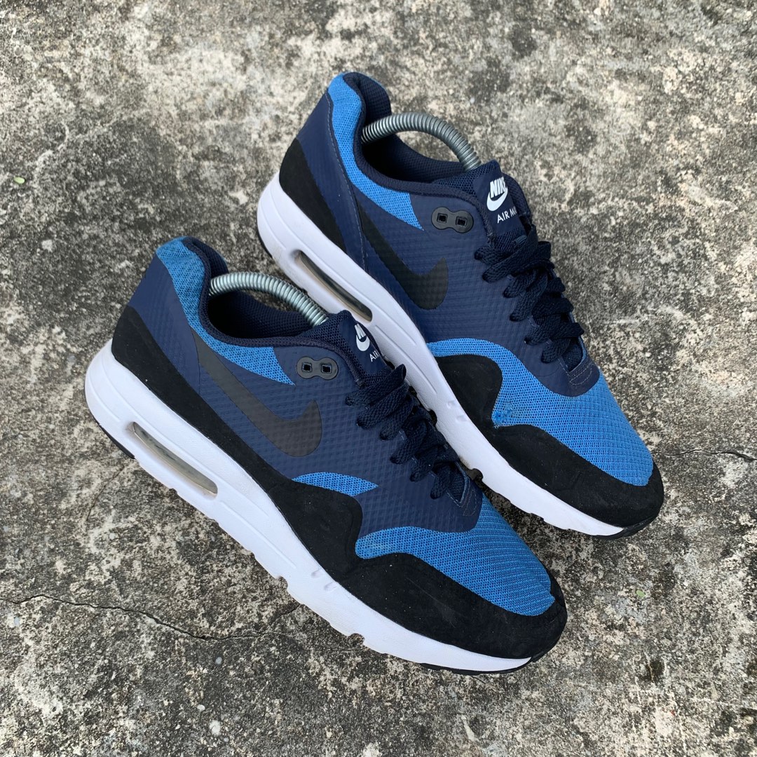 Nike Air Max 1 Ultra Star Blue, Fesyen Pria, Sepatu , Sneakers di Carousell
