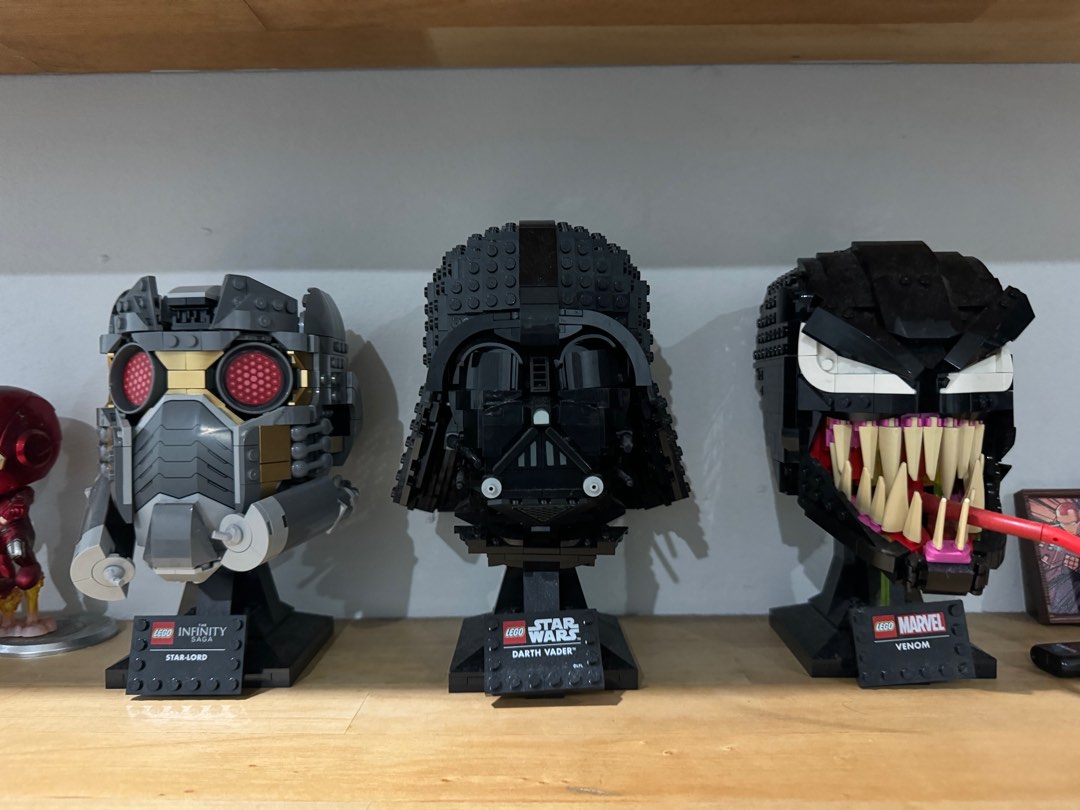 ORIGINAL LEGO MASKS (Darth Vader, Venom, Star Lord), Hobbies & Toys ...