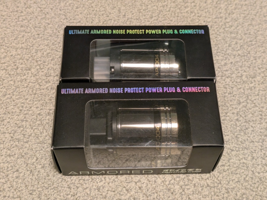 Oyaide Armored AP004 & AC004 IEC / AC Plugs, Audio, Other Audio Equipment on Carousell