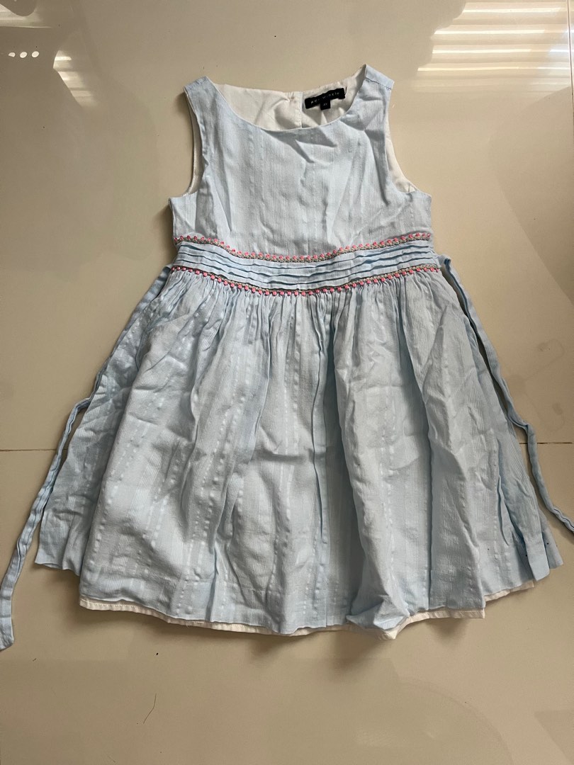 Periwinkle baby blue dress, Babies & Kids, Babies & Kids Fashion on ...