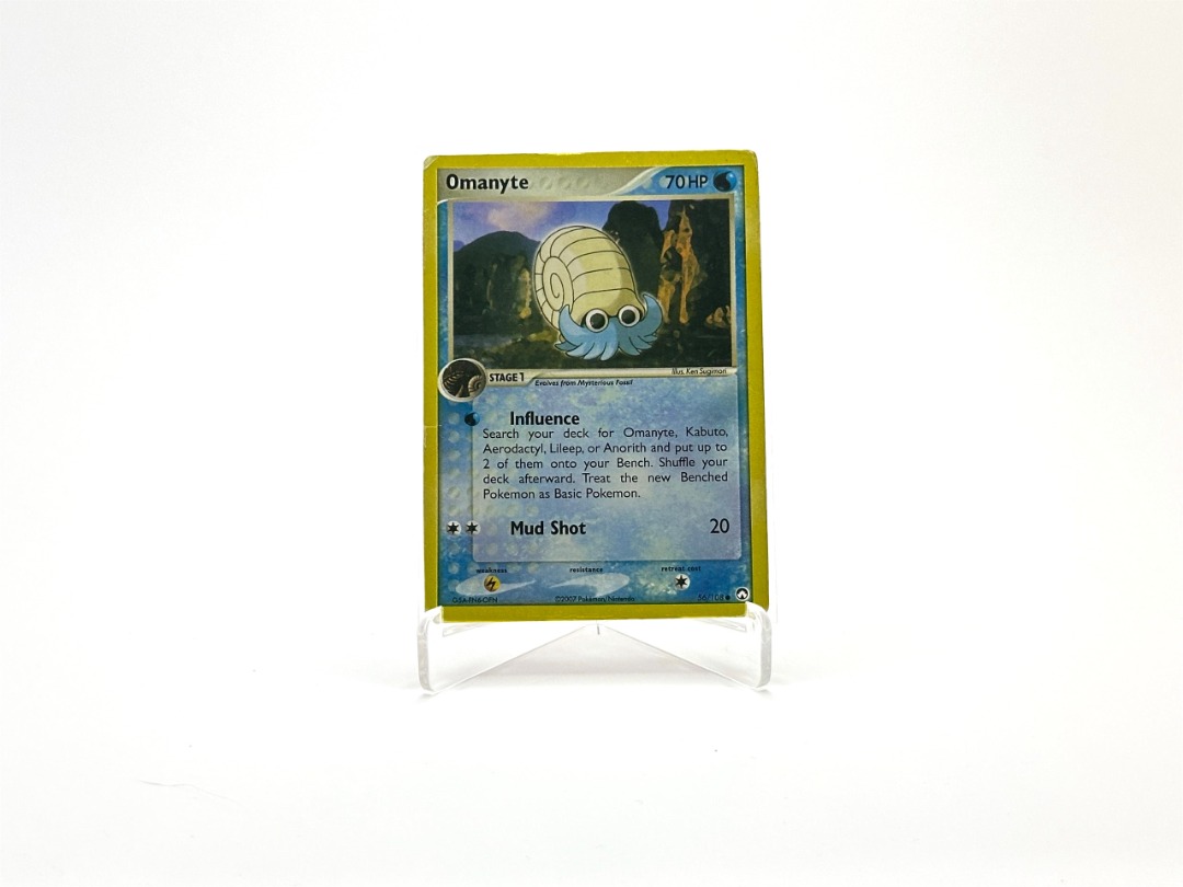 Pokemon TCG - Omanyte - 56/108 - Common (Read Description), Hobbies ...