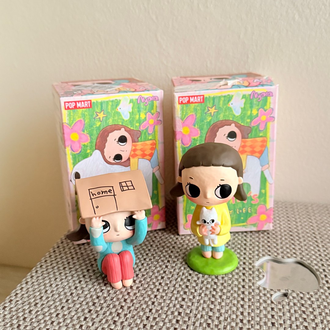 POPMART NYOTA fluffy life series (warm light & home), Hobbies & Toys ...