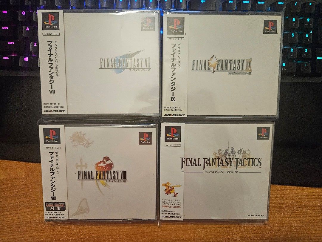 PS1 Final Fantasy Series, Video Gaming, Video Game Consoles ...