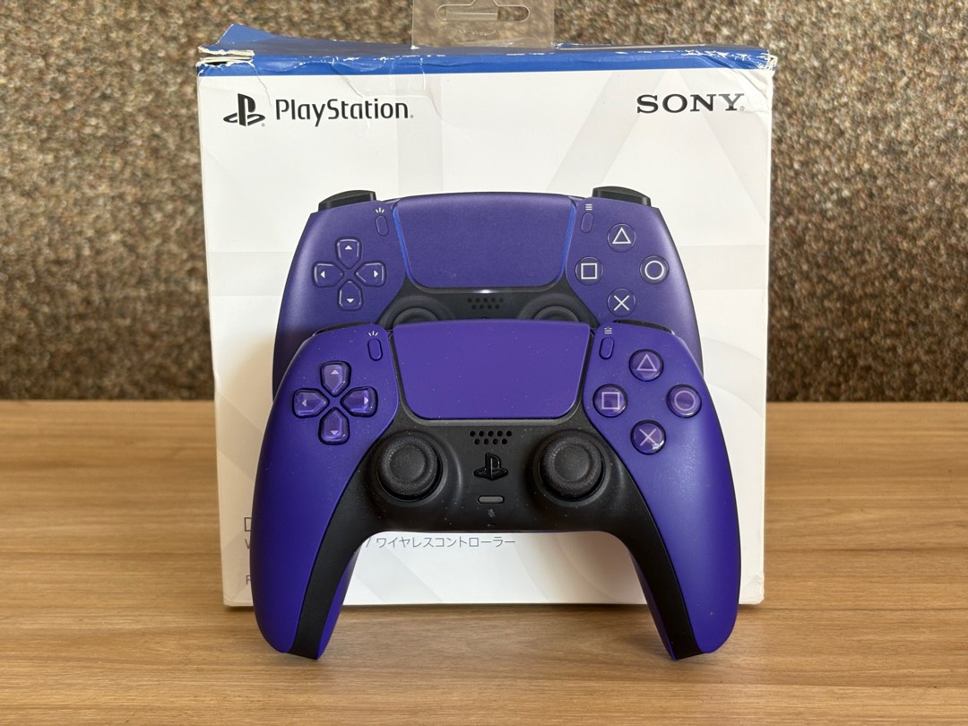 PS5 Dualsense DS5 Galactic Purple Controller, Video Gaming, Gaming ...