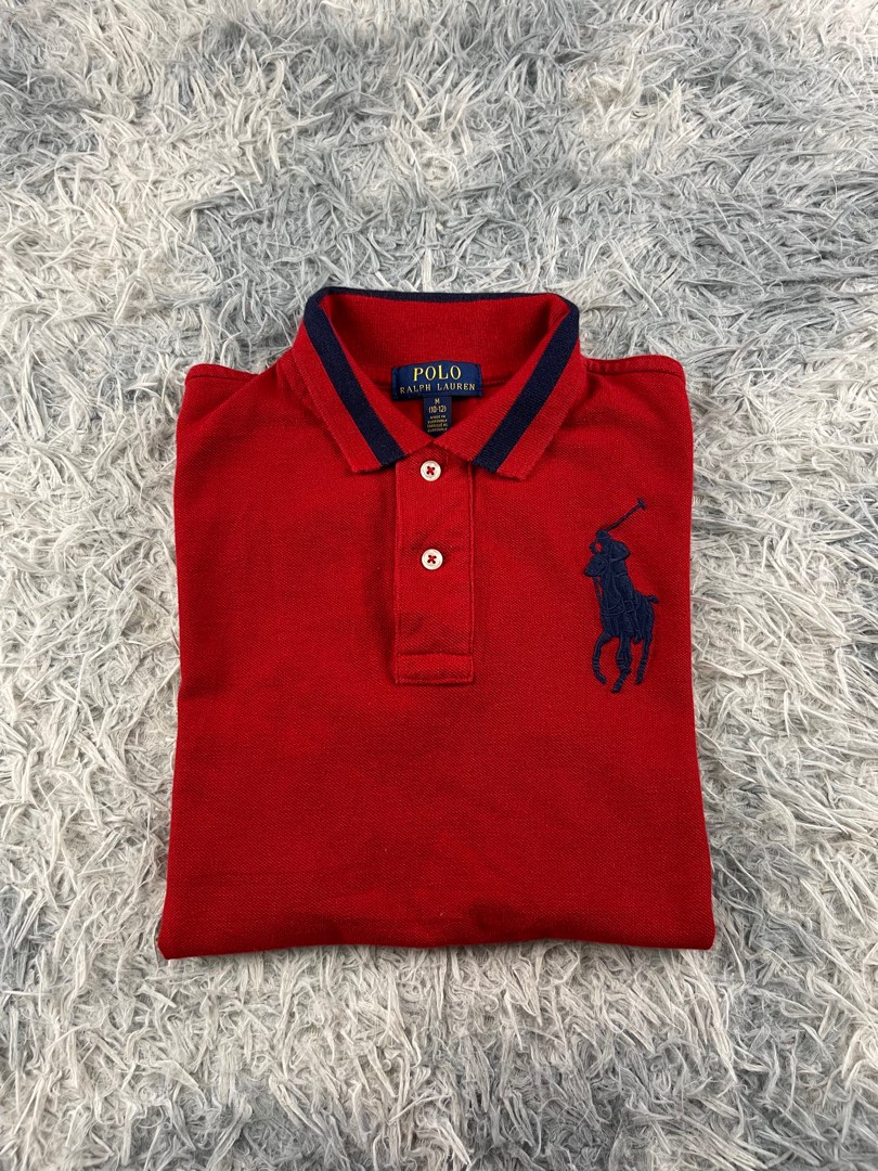 Raph Lauren Big Pony Polo Shirt, Babies & Kids, Babies & Kids Fashion ...