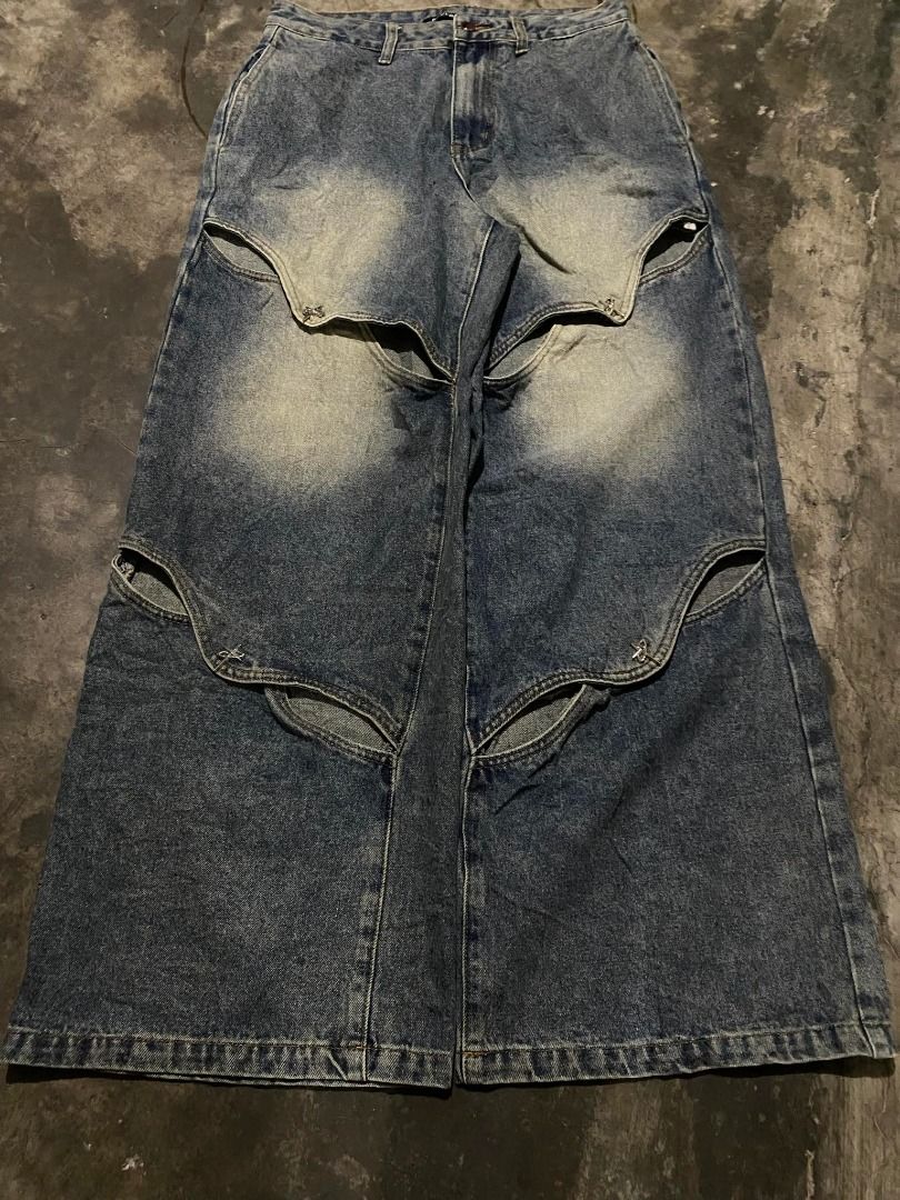 RARE VINTAGE ALIEN DESIGN SUPER BAGGY PANTS - BRANDED FEVER 2222, Men's ...