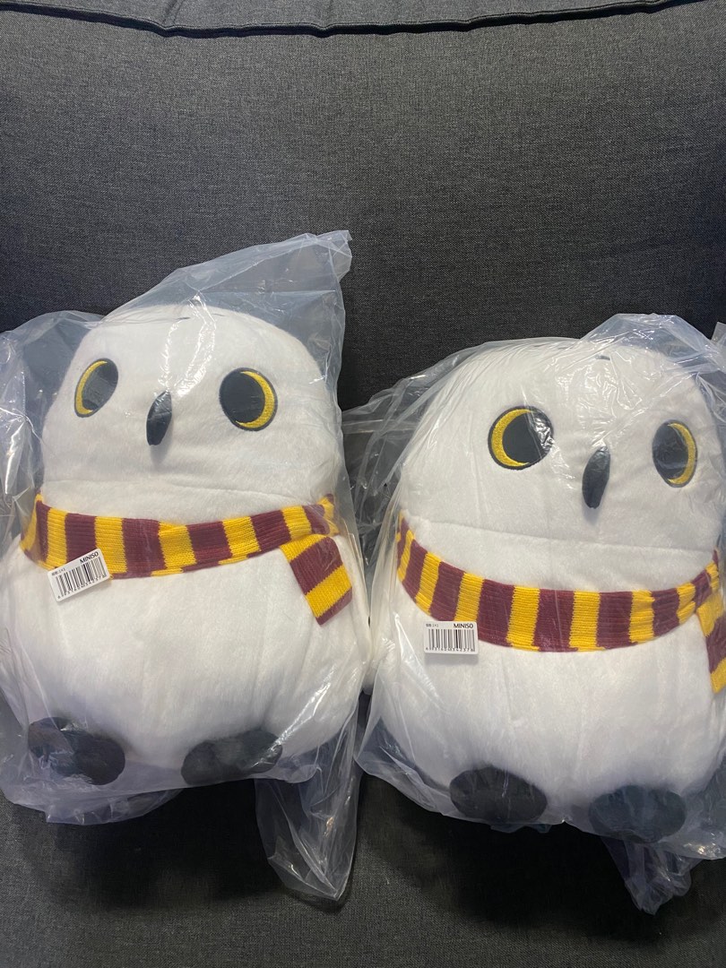 Ready stock miniso x harry potter hedwig plushie, Hobbies & Toys ...