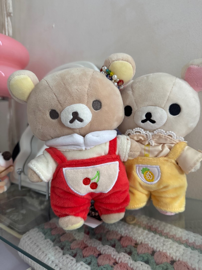 RILAKKUMA PLUSHIE SET (CLOTHES INCLUDED), Hobbies & Toys, Toys & Games ...