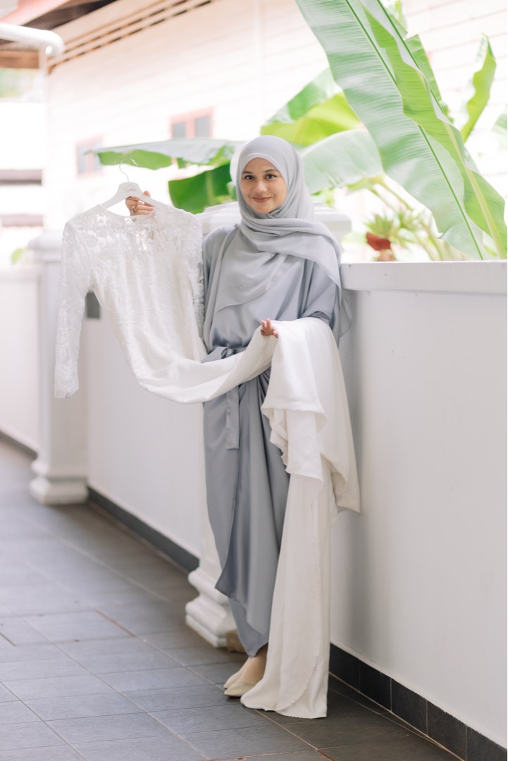 Set Kaftan Deeya Style Pario Ikat Tepi, Women's Fashion, Muslimah ...