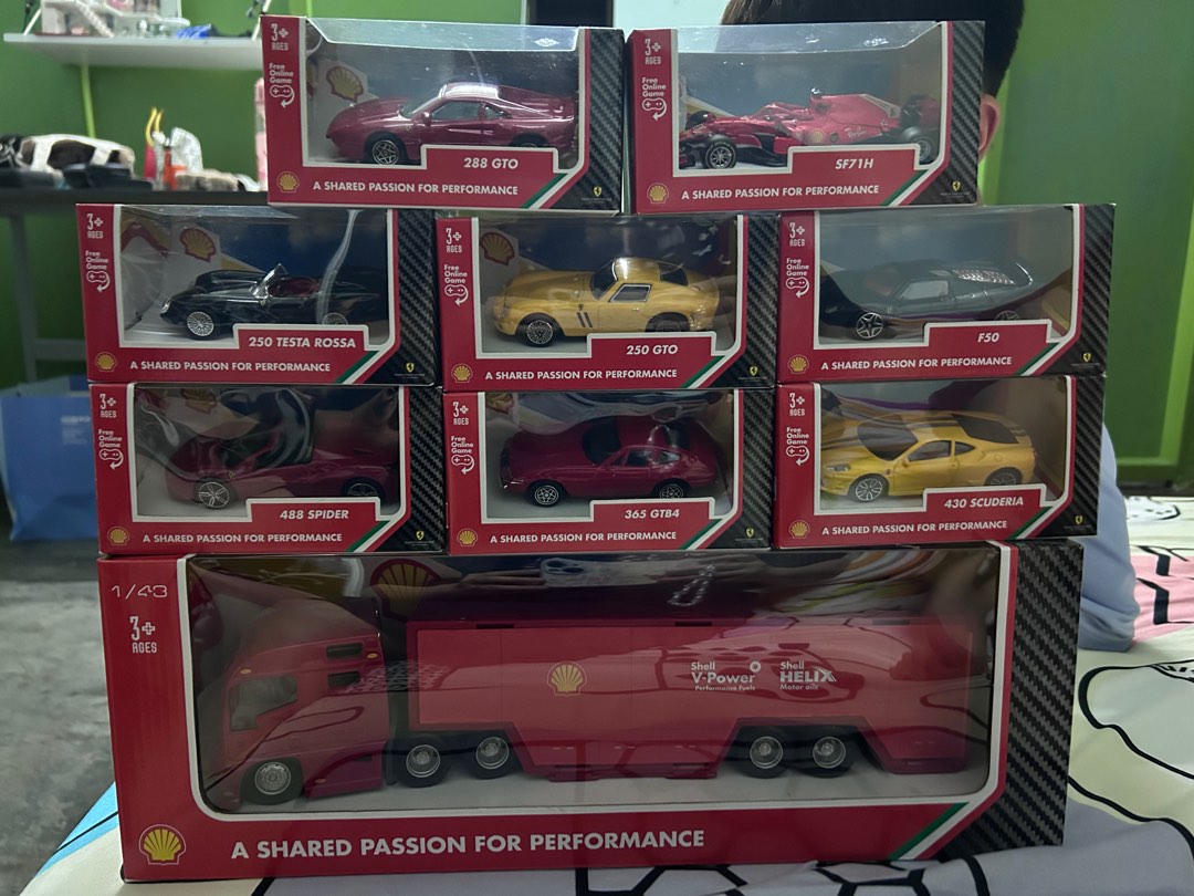 Shell Helix Model race car full collection, Hobbies & Toys ...