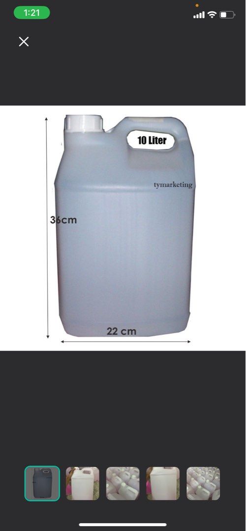 Tong /jerry can 10liter, Everything Else, Others on Carousell