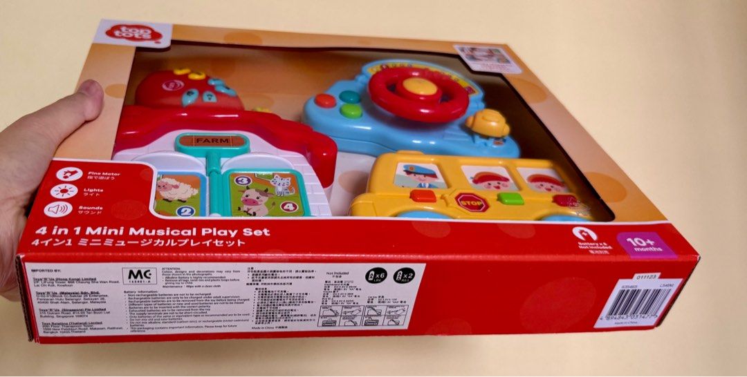 TopTots 4 in 1 mini musical play set, Babies & Kids, Infant Playtime on ...