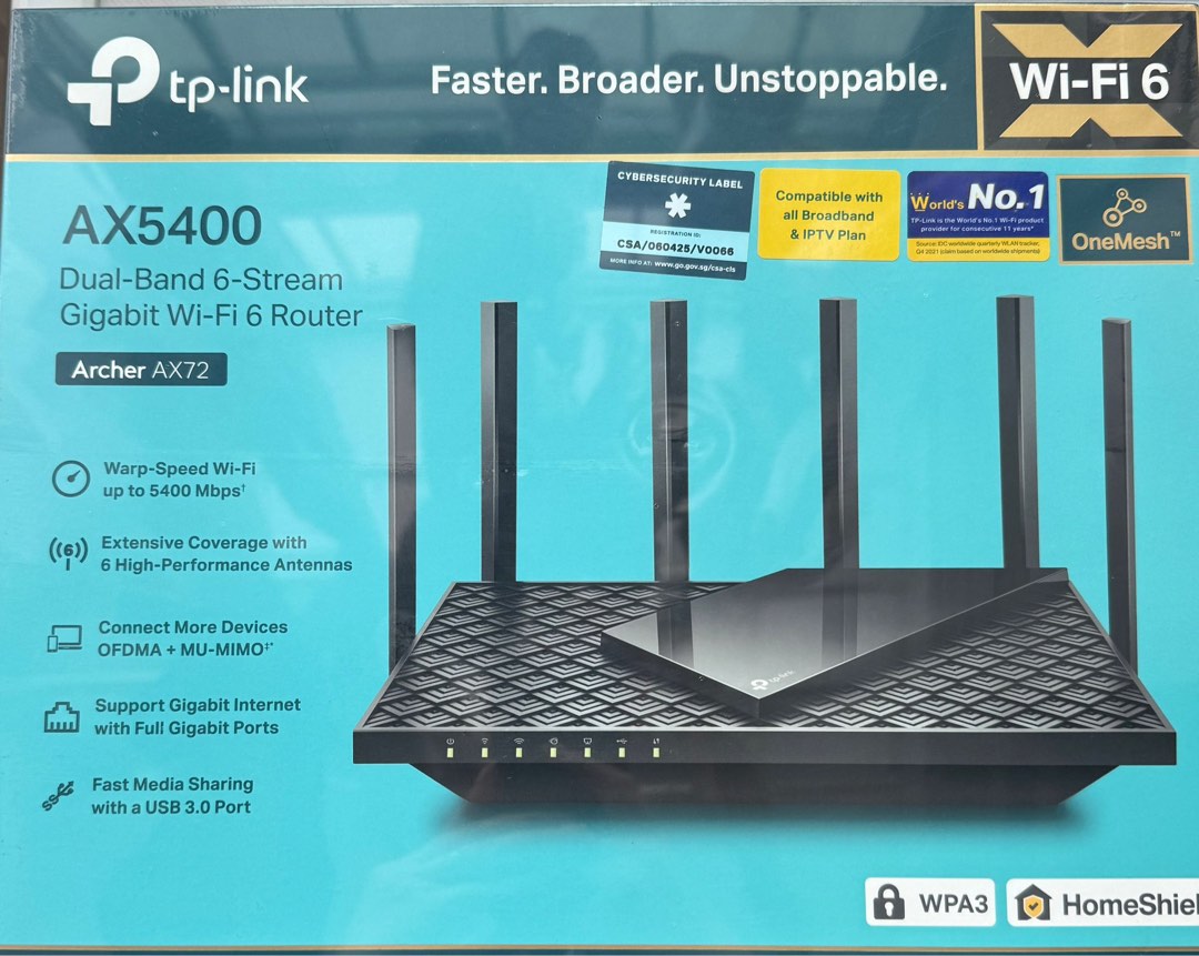 TP link AX5400 router, Computers & Tech, Parts & Accessories ...