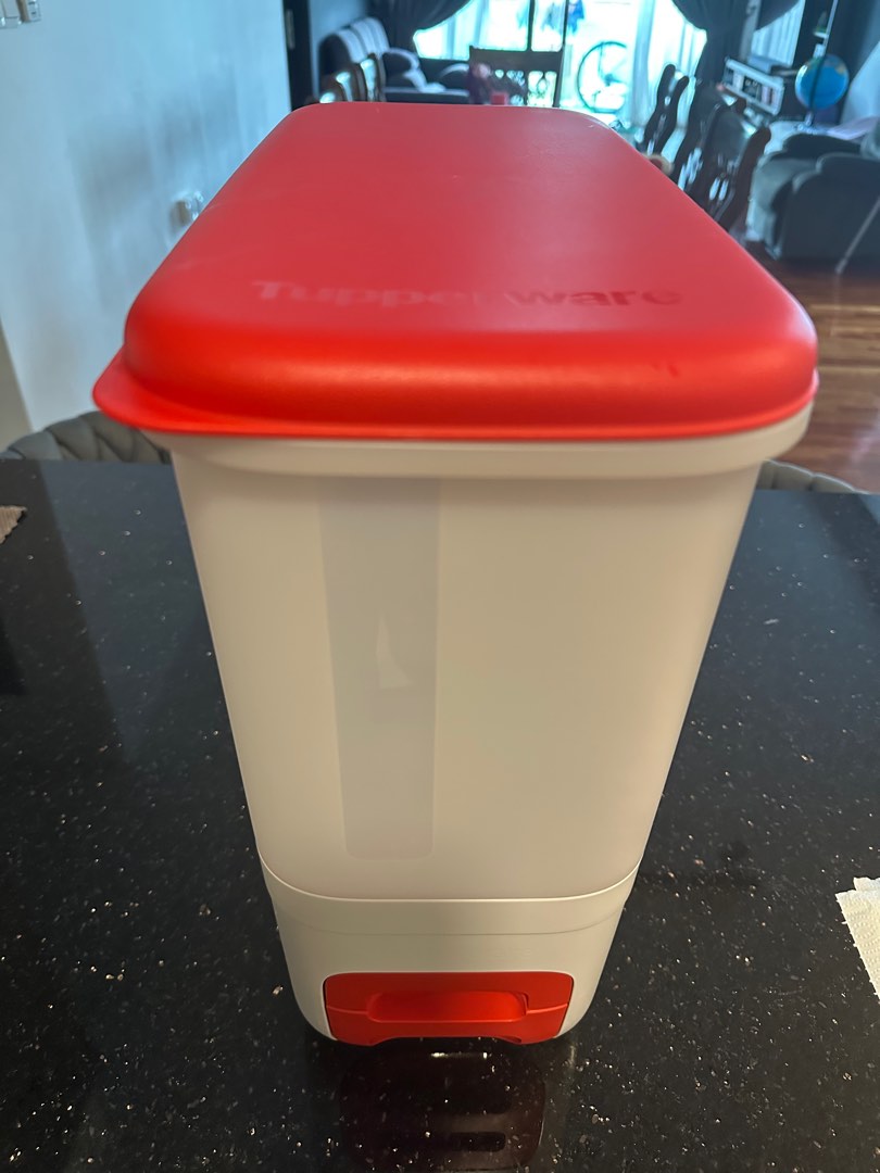 Tupperware Slim 10kg Rice Dispenser , Furniture & Home Living ...