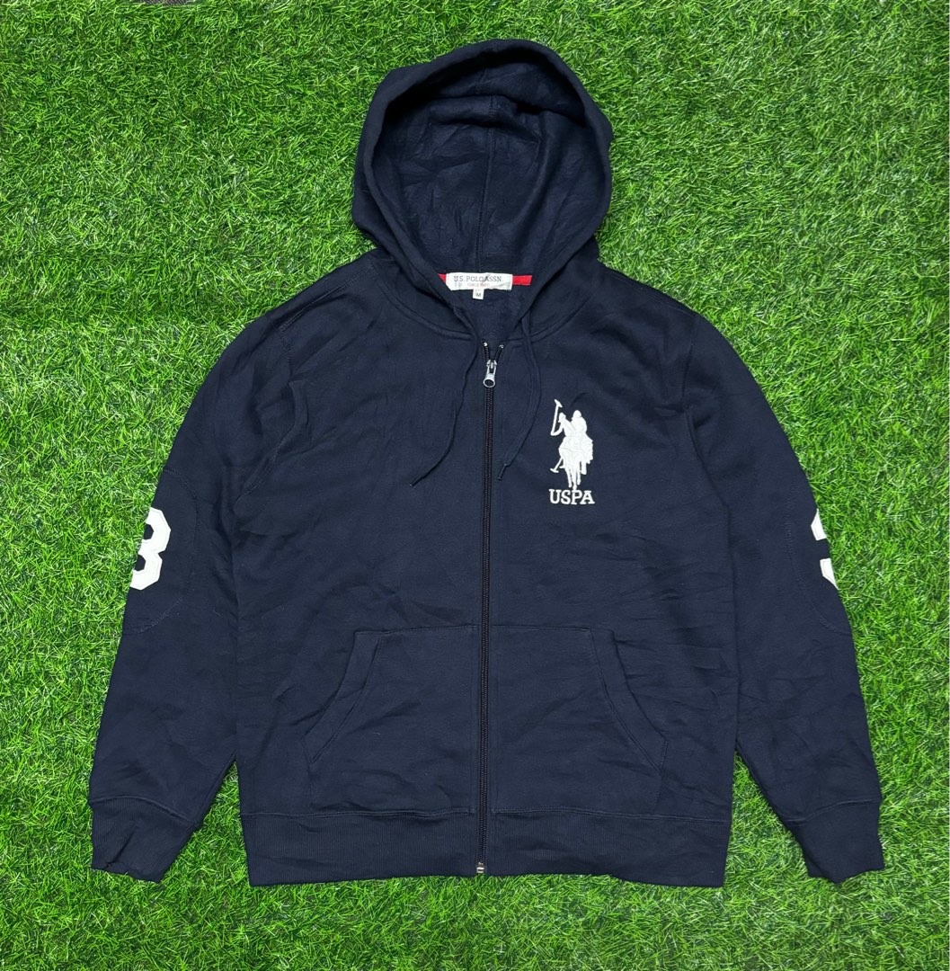 US POLO ASSN NAVY BLUE HOODIE | USPA HOODIE | POLO RALPH LAUREN ...