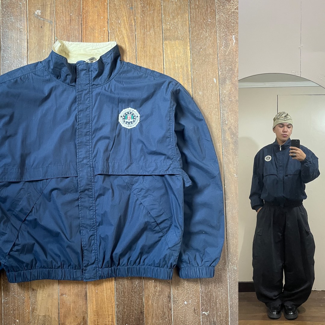 Vintage Devon&Jones DOJ Navy Blue Work Jacket, Men's Fashion, Coats ...