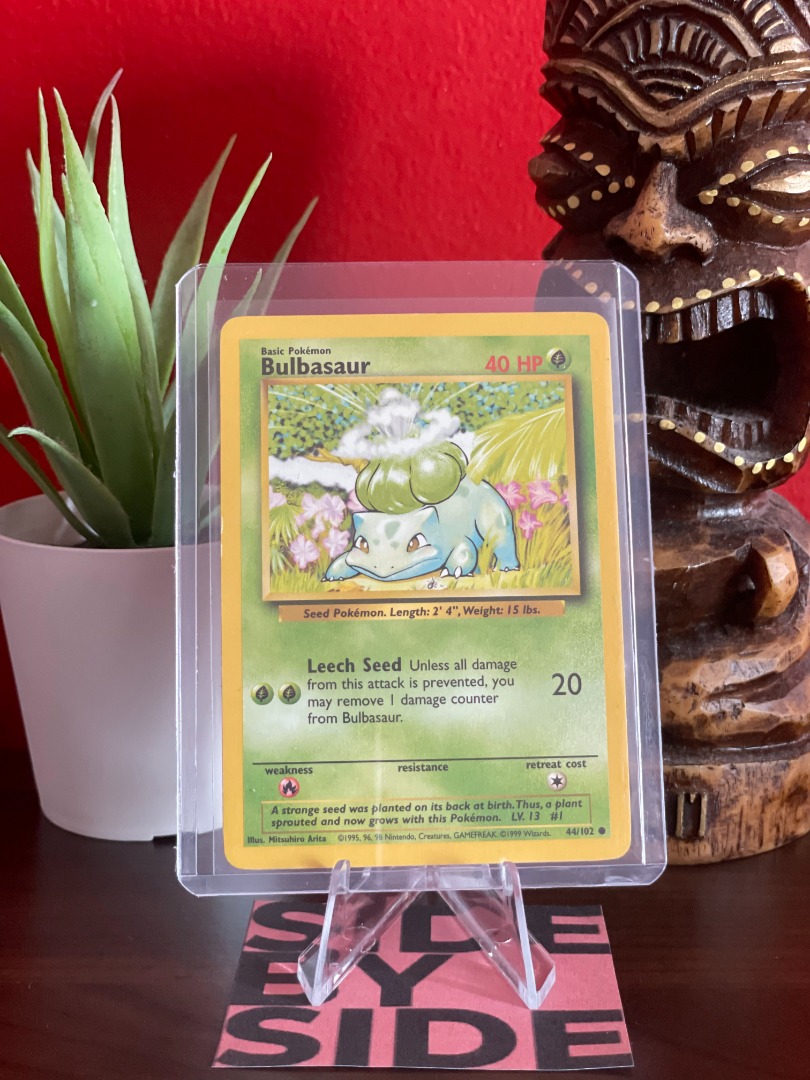 Vintage Pokemon TCG Card - Bulbasaur (Base Set, #44/102, 2 Avail ...