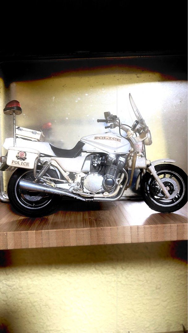 Vintage SG TP Suzuki GSX, JPN Honda, USA Harley Police Bike 1:12 scale ...