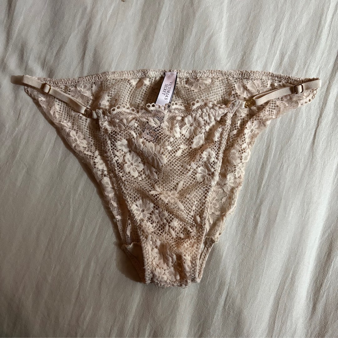 Vs skin tone lace adjustable undies, Women's Fashion, Undergarments ...