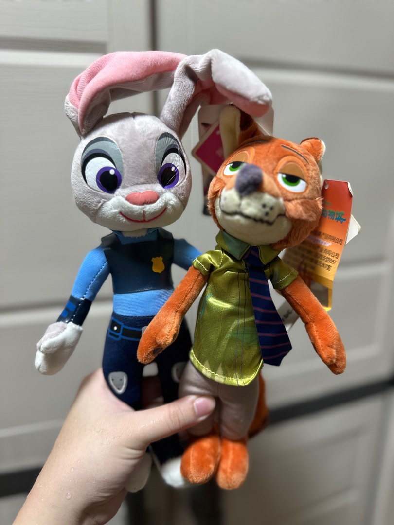 Zootopia - Judy Hopps Nick Wilde Plush Set, Hobbies & Toys, Toys ...
