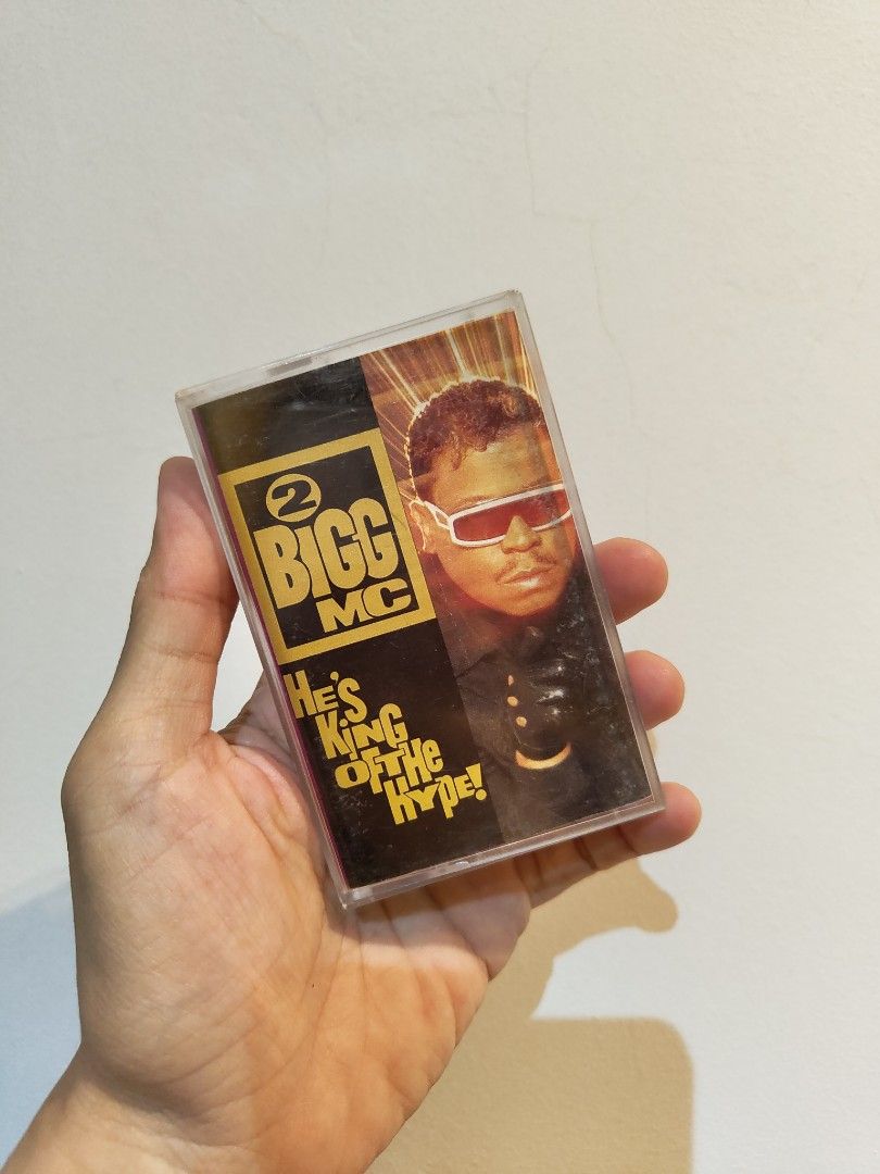2 Bigg Mc Rapper Hip Hop Cassette Kaset He's King Of The Hype Music ...