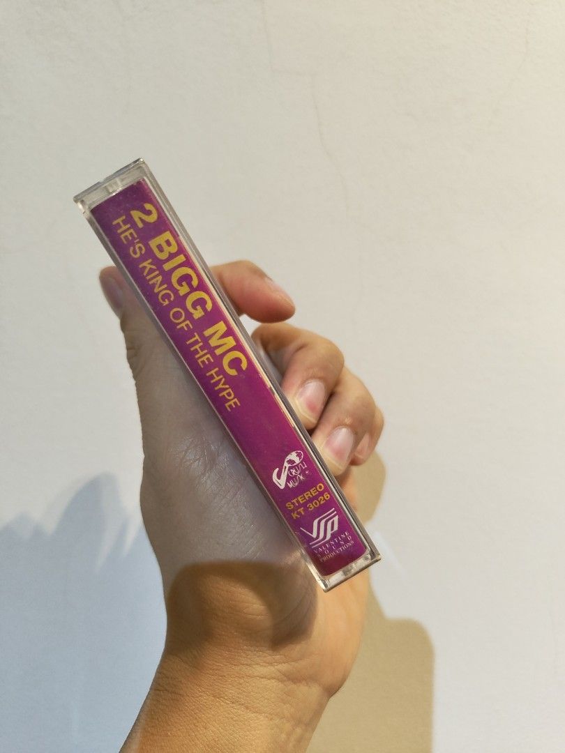 2 Bigg Mc Rapper Hip Hop Cassette Kaset He's King Of The Hype Music ...