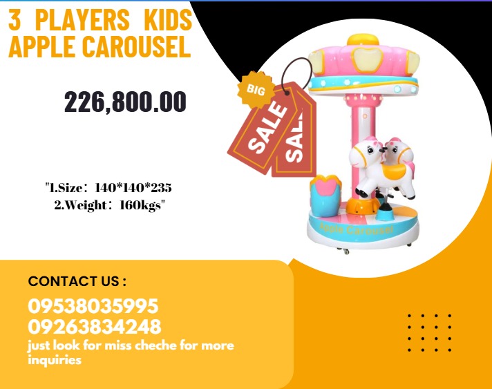 3 players Kids Apple carousel, Everything Else, Others on Carousell