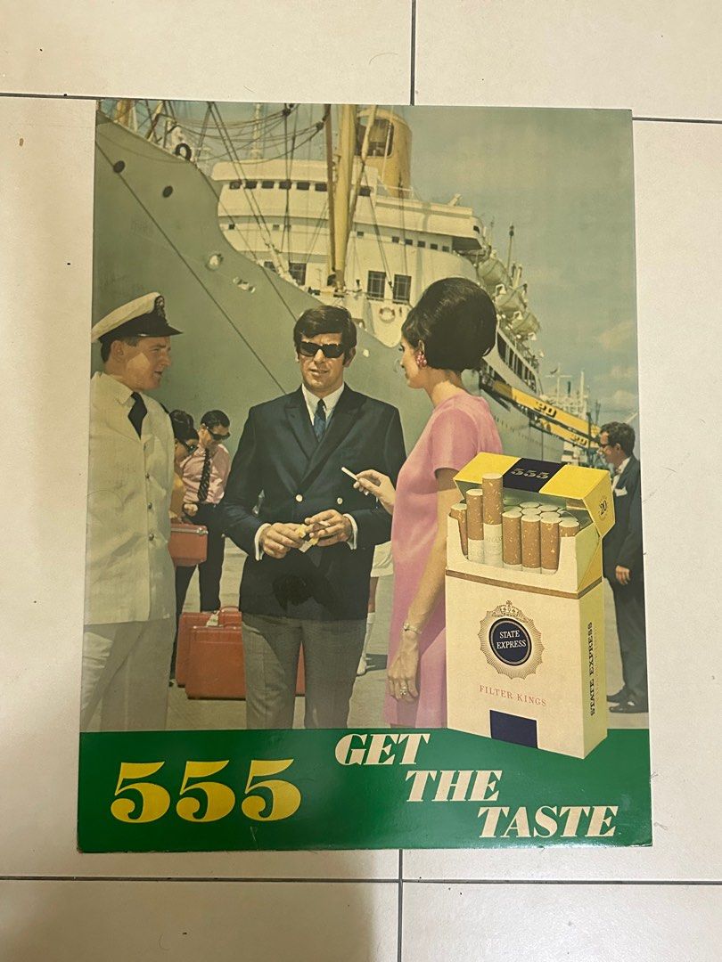 555 rokok poster, Hobbies & Toys, Collectibles & Memorabilia, Vintage ...