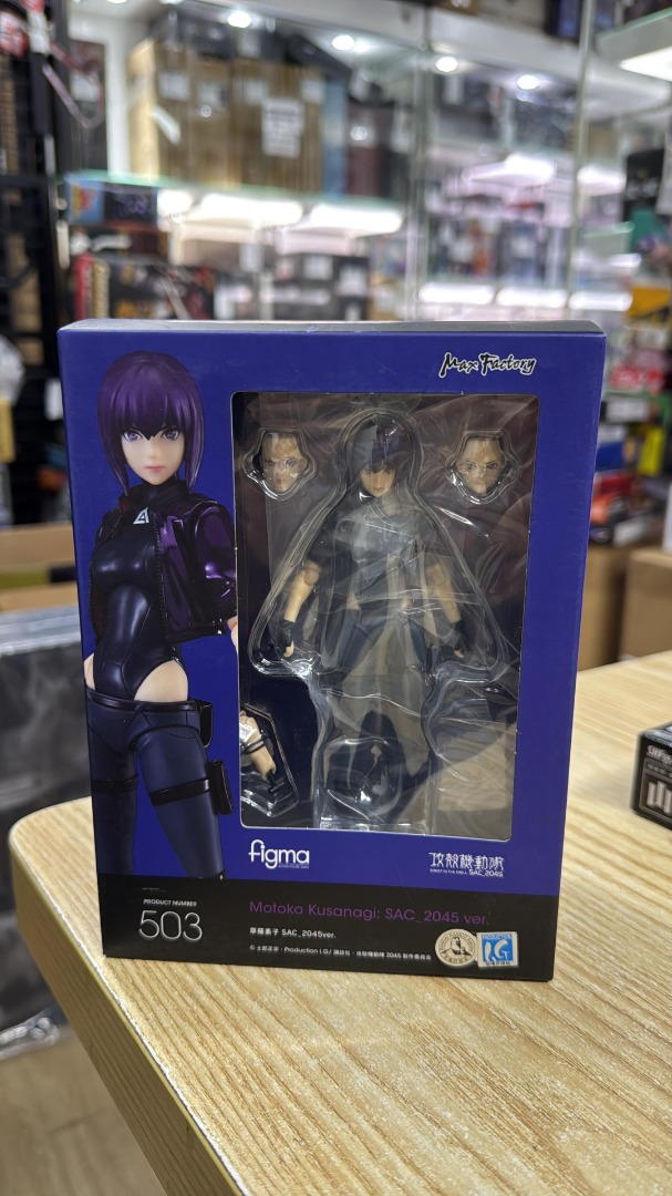 全新 Max Factory Figma 503 Ghost In The Shell Motoko Kusanagi 攻殼機動隊 草薙素子 ...