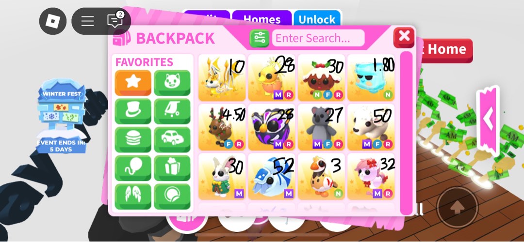 Adopt me pets with megas and neons, Video Gaming, Gaming Accessories ...