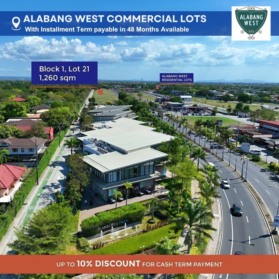 ALABANG WEST COMMERCIAL LOT FOR SALE WITH INSTALLMENT PAYMENT TERM ...