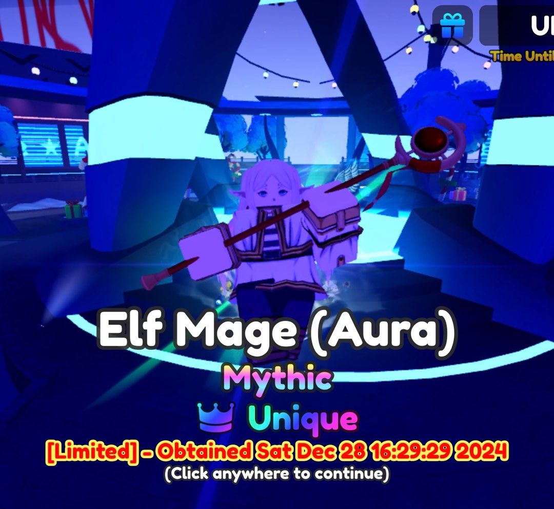 Anime Adventures Account 2 Unique Elf Mage Evo, Honey Evo, Video Gaming ...
