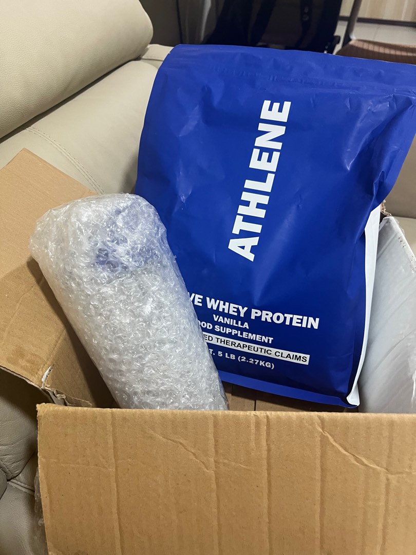 Athlene Whey Protein Vanilla 5lbs, Health & Nutrition, Health ...