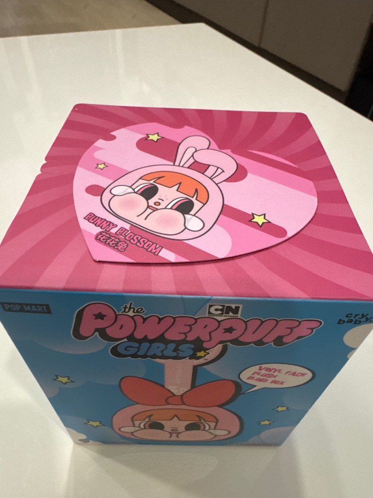 Authentic Popmart - Powerpuff girls vinyl face - Bunny Blossom, Hobbies ...
