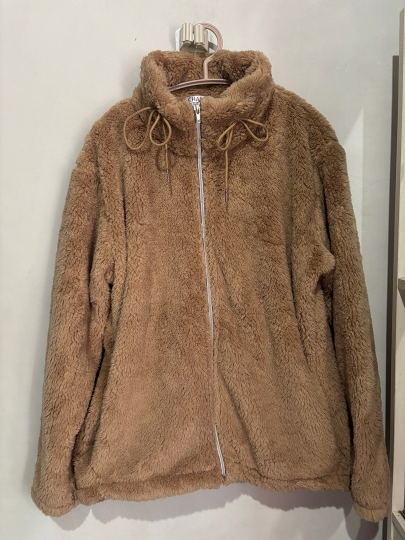 Autumn-Winter Fluffy Double-Sided Velvet Jacket, Women's Fashion, Coats, Jackets and Outerwear ...