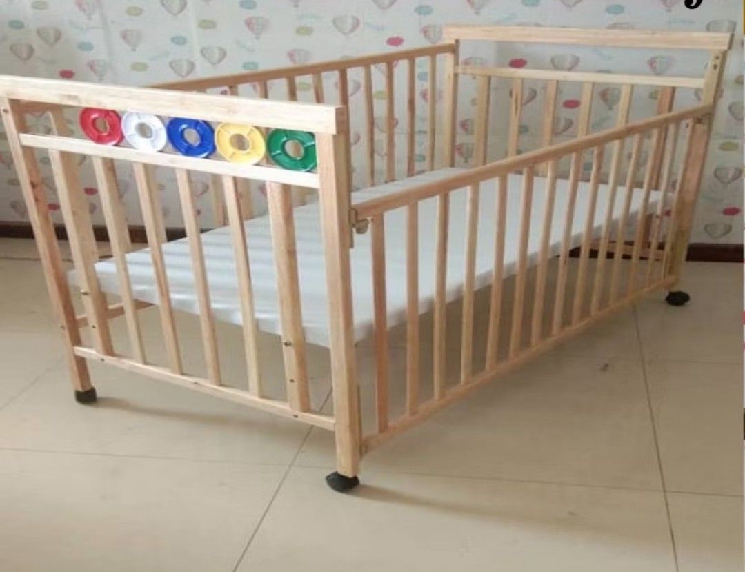 Baby cot dan tilam, Babies & Kids, Baby Nursery & Kids Furniture, Cots ...