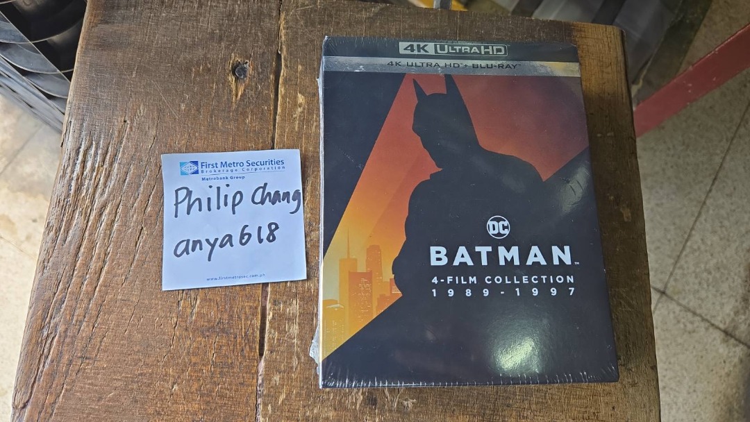 Batman 4-Film Collection (4K Ultra HD + Blu-ray), Hobbies & Toys, Music ...
