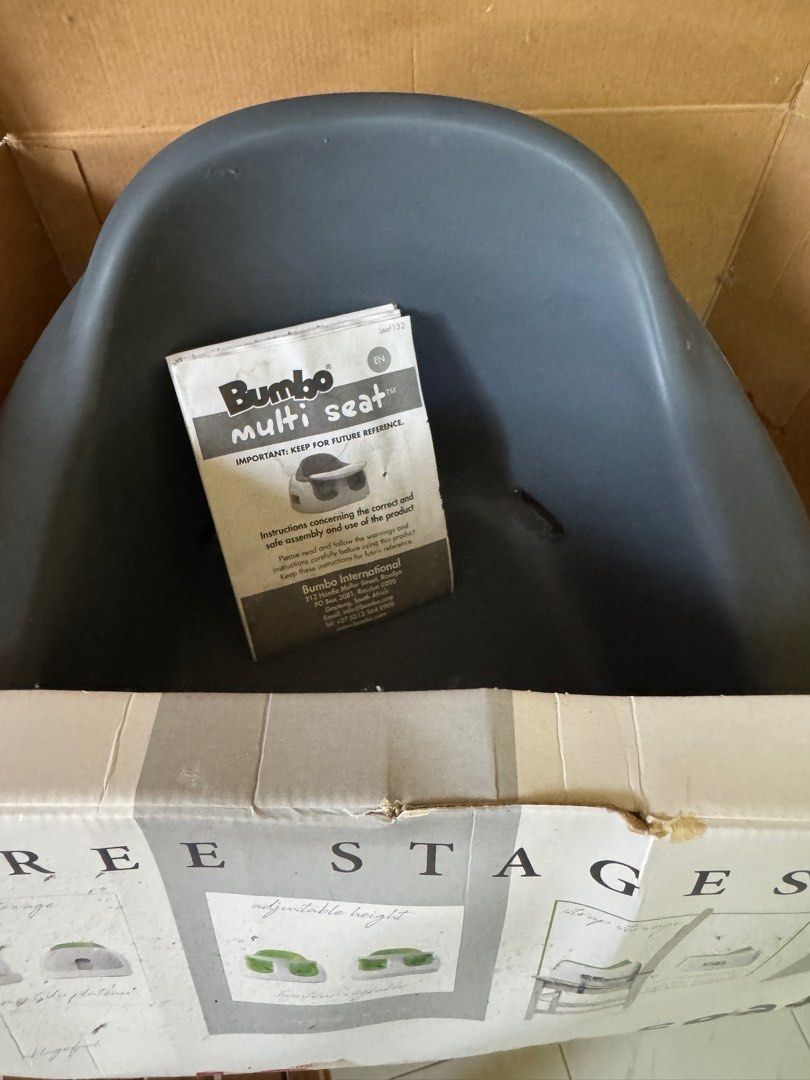 Bumbo Multi Seat (Gray Colour), Babies & Kids, Bathing & Changing ...