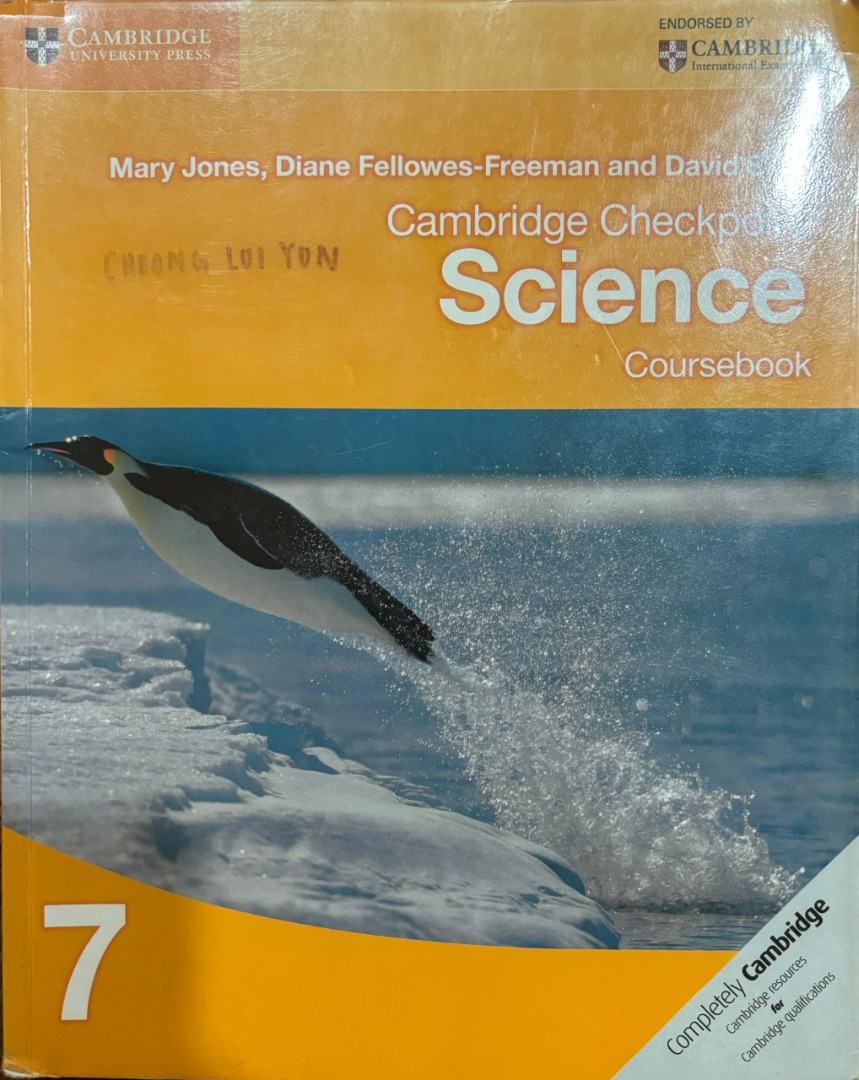 cambridge checkpoint science coursebook 7, Hobbies & Toys, Books ...