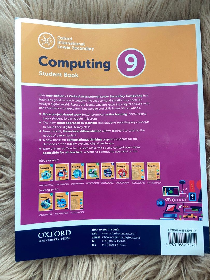 Cambridge Stage 9: Computing students book, Hobbies & Toys, Books ...