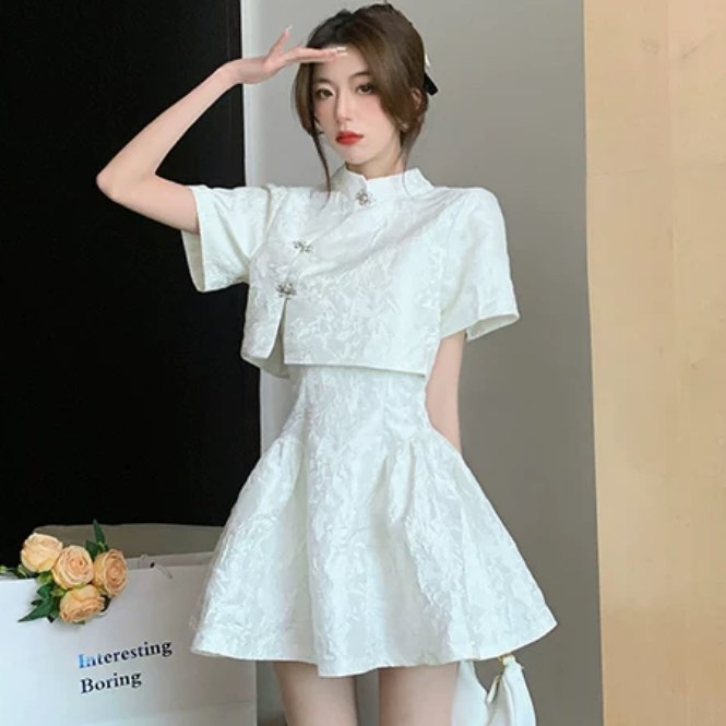 cheongsam set, Women's Fashion, Dresses & Sets, Dresses on Carousell