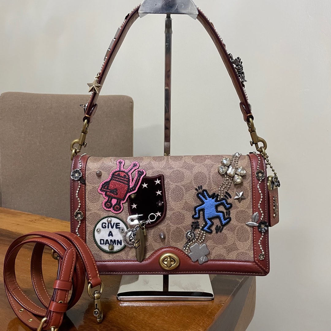 Coach Riley x Keith Haring, Luxury, Bags & Wallets on Carousell