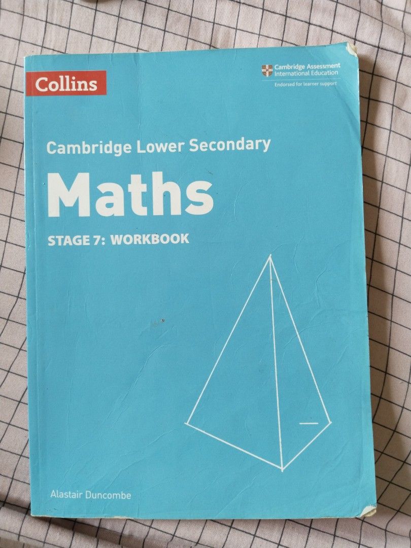 Collins Cambridge lower secondary math stage 7 work book, Everything ...