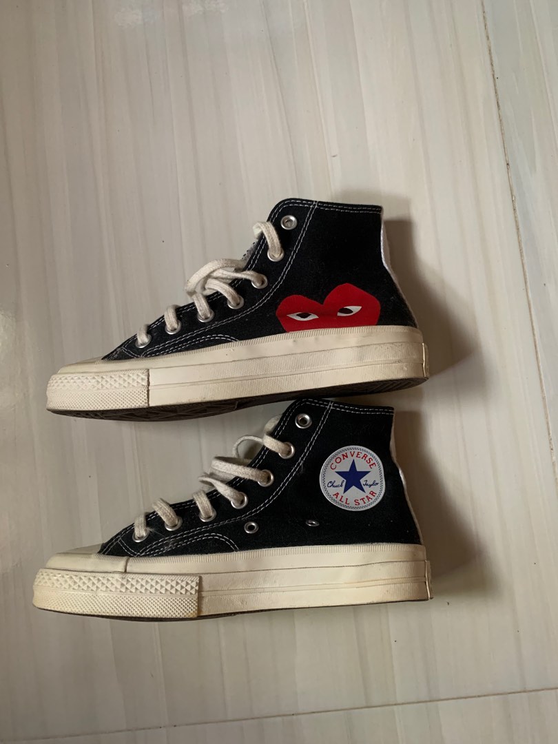 Converse CDG High -Cut, Men's Fashion, Footwear, Sneakers on Carousell