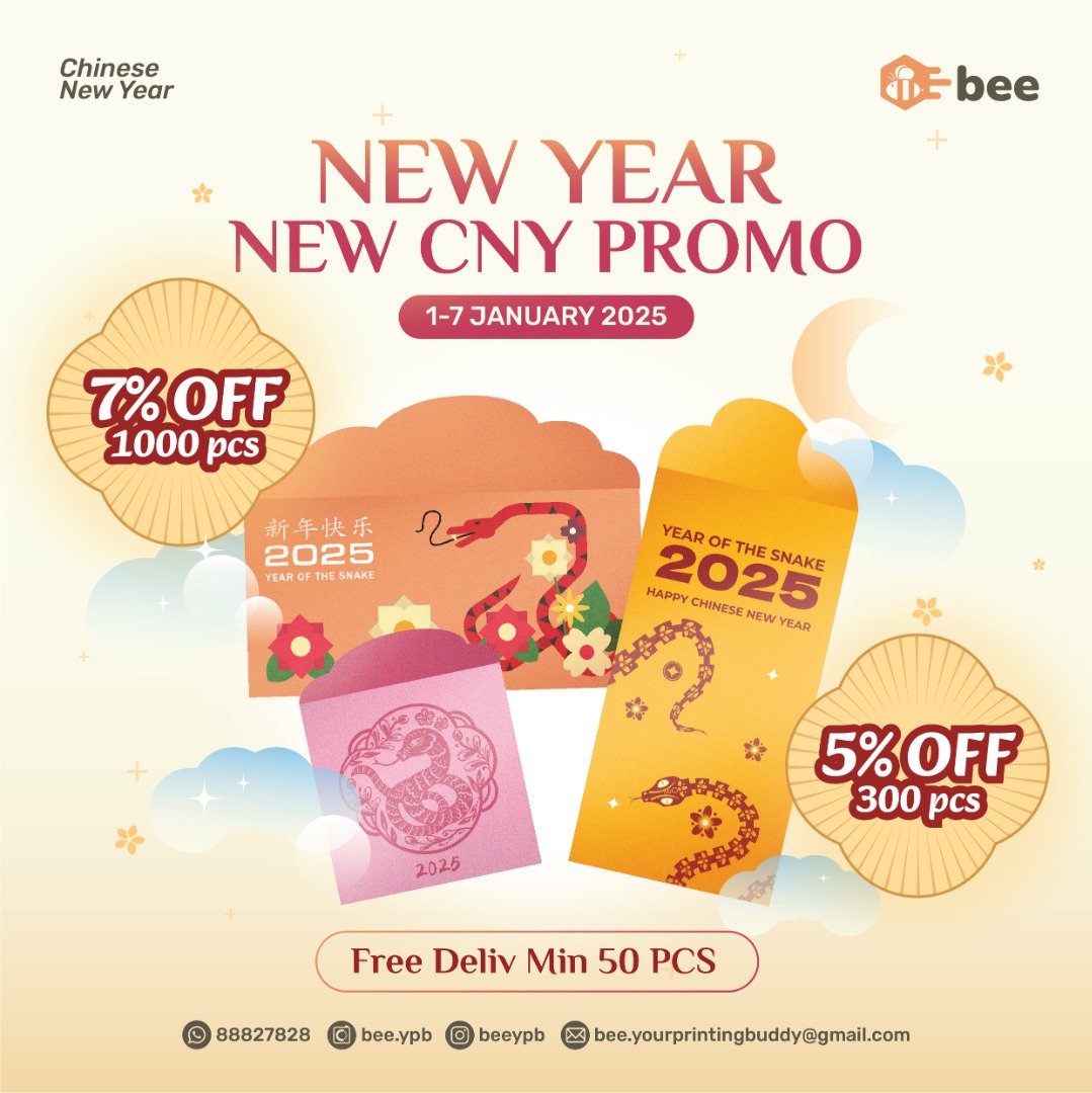 CUSTOM CHINESE NEW YEAR RED PACKET | ANG BAO PRINTING | RED PACKET ...