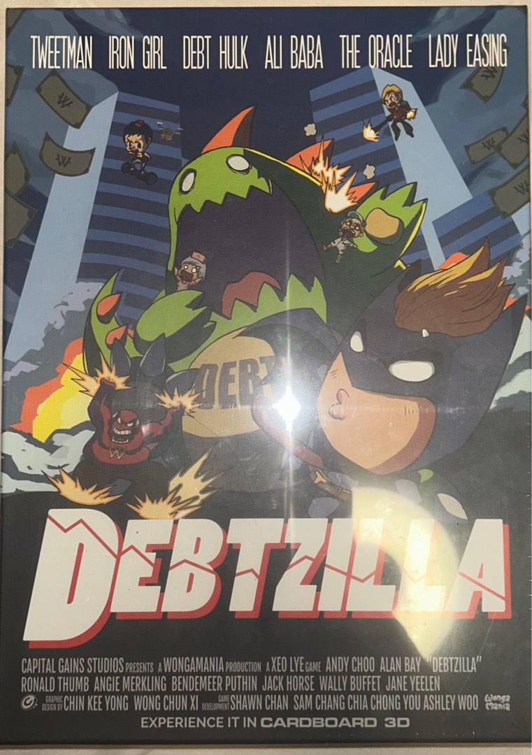 Debtzilla board game (Fully Sealed), Hobbies & Toys, Toys & Games on ...