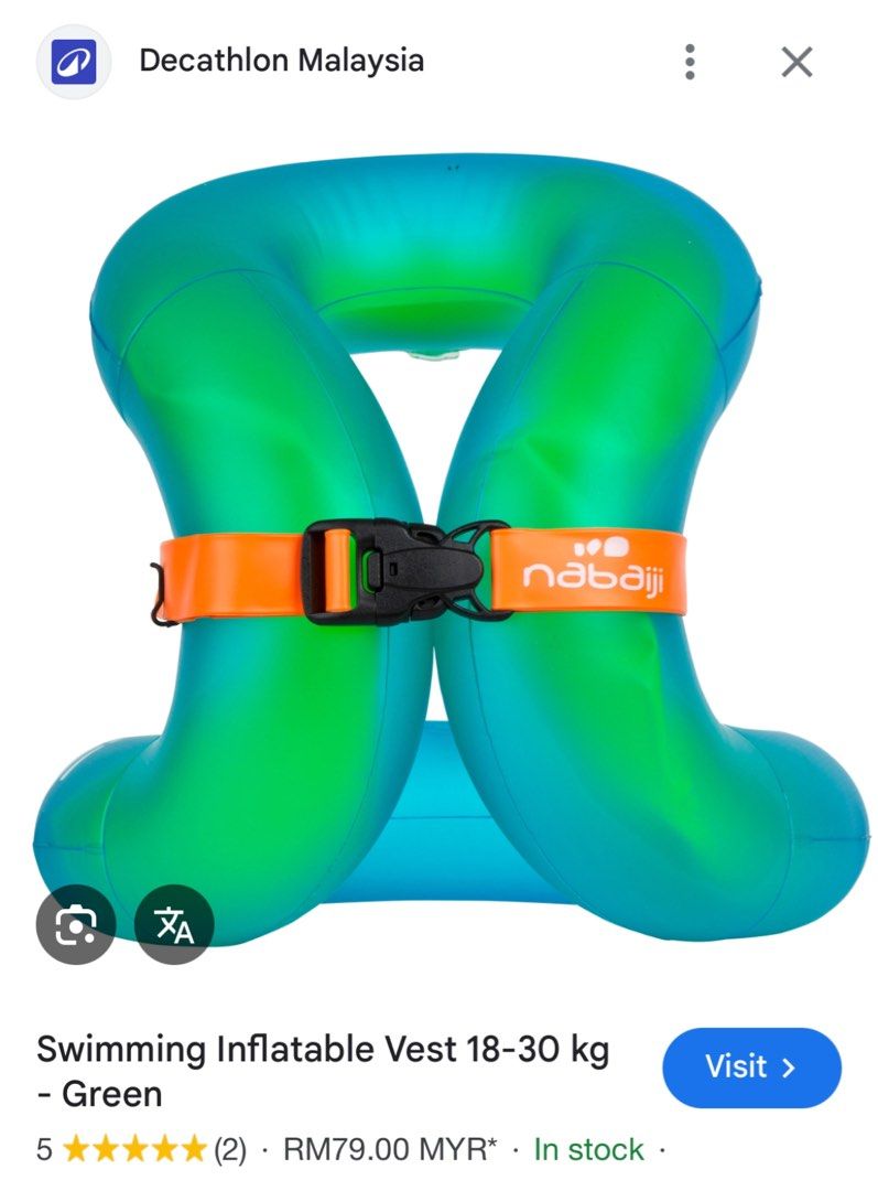 Decathlon Kids Floaty, Sports Equipment, Other Sports Equipment and Supplies on Carousell