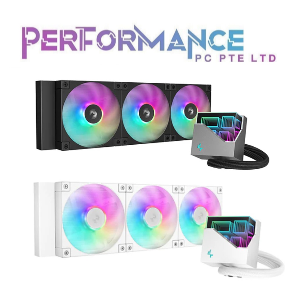 Deepcool LT360 Black / White 360mm ARGB All-in-One AIO CPU Cooler ...