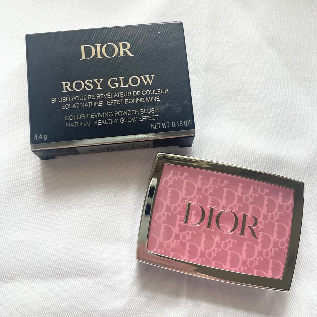 Dior rosy glow powder cheek blush shade pink 001, Beauty & Personal ...
